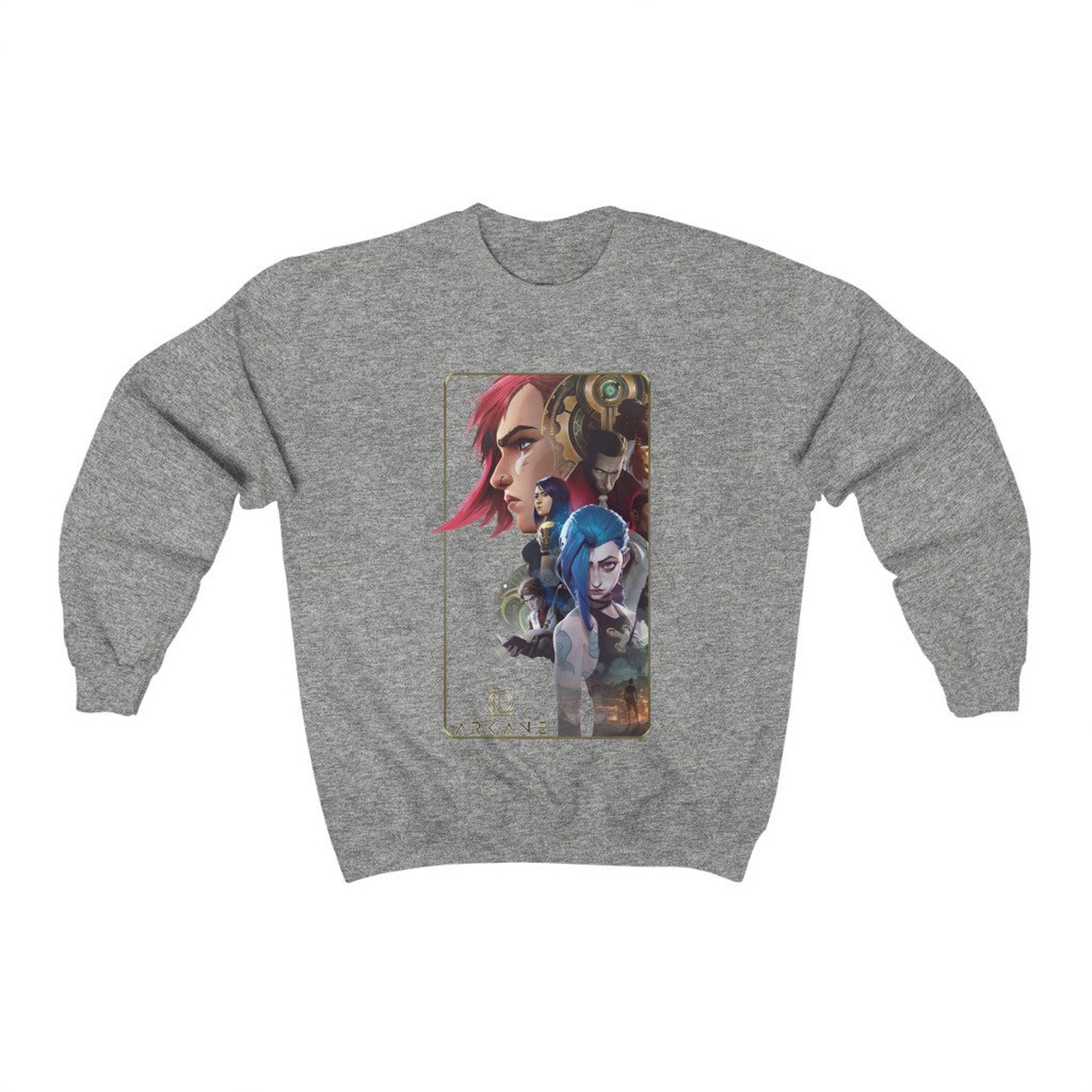 Arcane League of Legends Sweatshirt Arcane Hoodies Jinx | Etsy