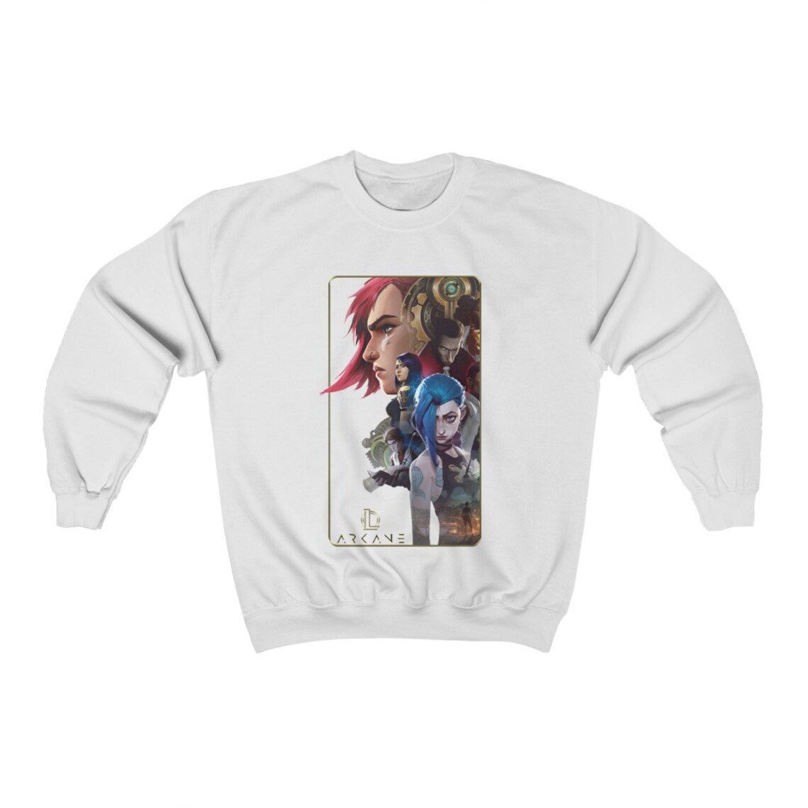 Arcane League of Legends Sweatshirt Arcane Hoodies Jinx | Etsy