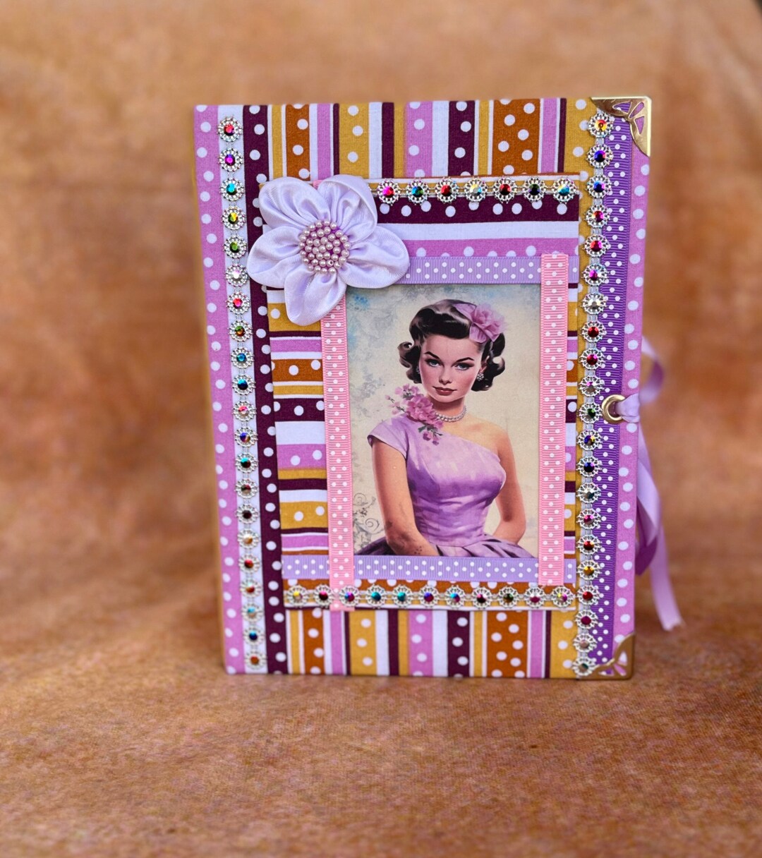 Handmade 1950s Fashion Junk Journal - Writing Journal - Unique Gift - Etsy