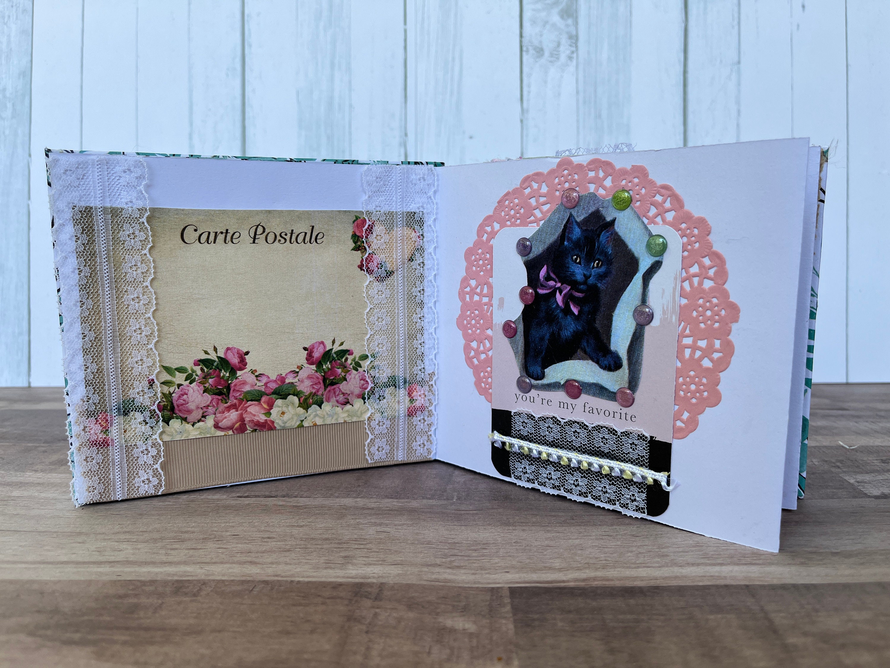 Cat Themed Birthday Accordion Book / Greeting Card - Etsy
