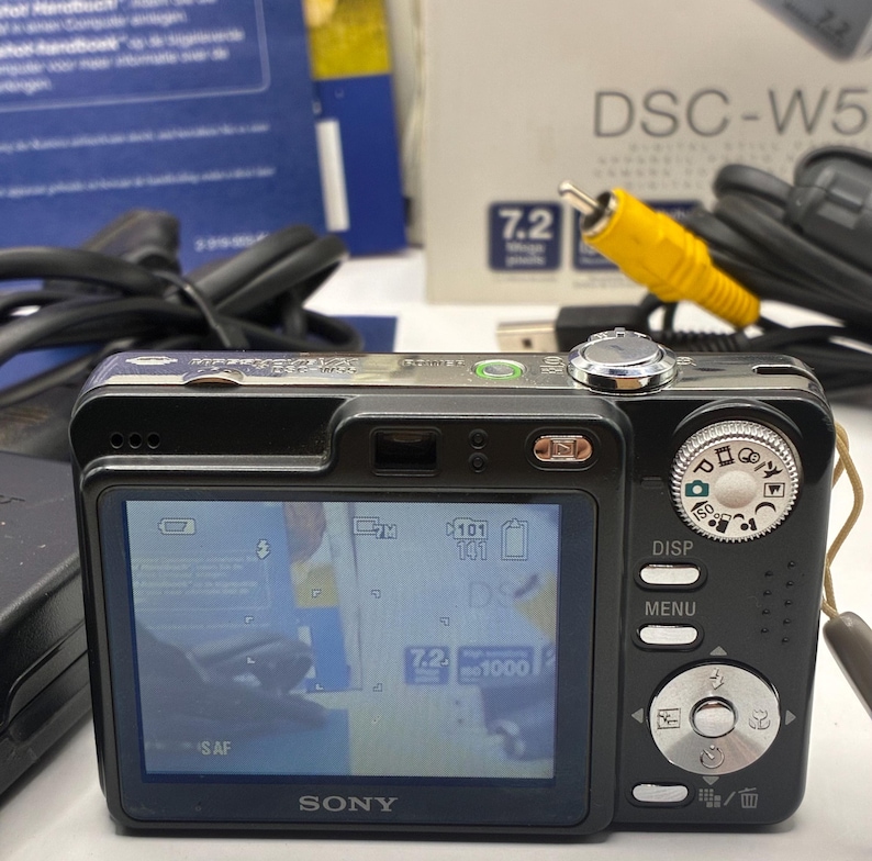 Sony Cyber-shot DSC-W55 - Compact Camera - Etsy