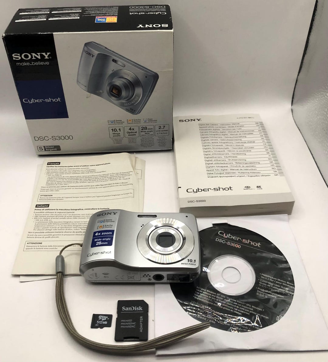 Sony Cyber-shot DSC-S3000 - Compact Camera - Etsy