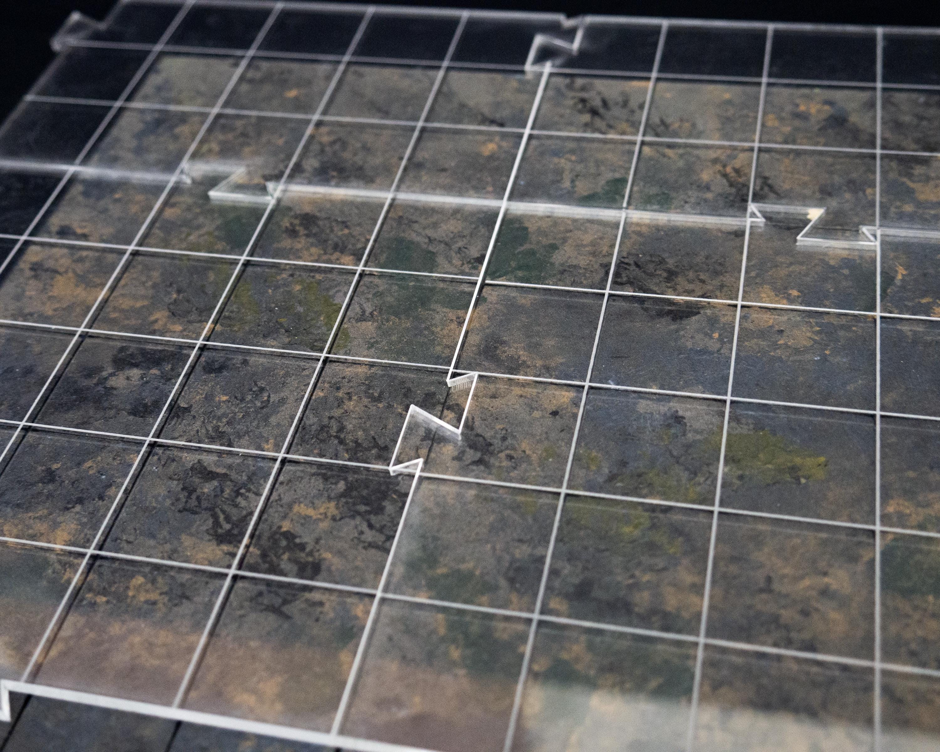 Clear Grid Map Overlay | D&D, Pathfinder (1-inch Square, 1.5-inch Hex ...