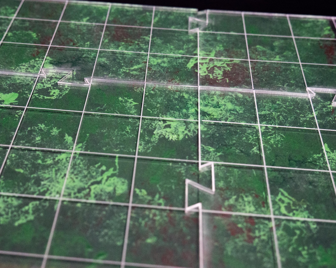 Clear Grid Map Overlay | D&D, Pathfinder (1-inch Square, 1.5-inch Hex ...
