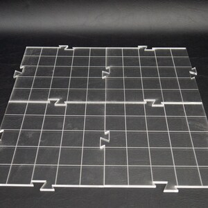 Clear Grid Map Overlay | D&D, Pathfinder (1-inch Square, 1.5-inch Hex ...