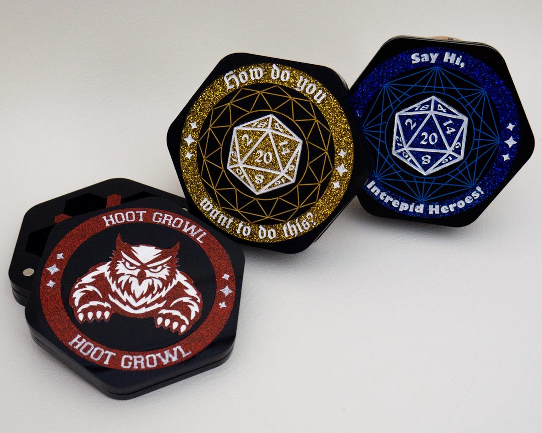 Engraved Dice Box (1-set) | Designs From Critical Role, Dimension 20 ...