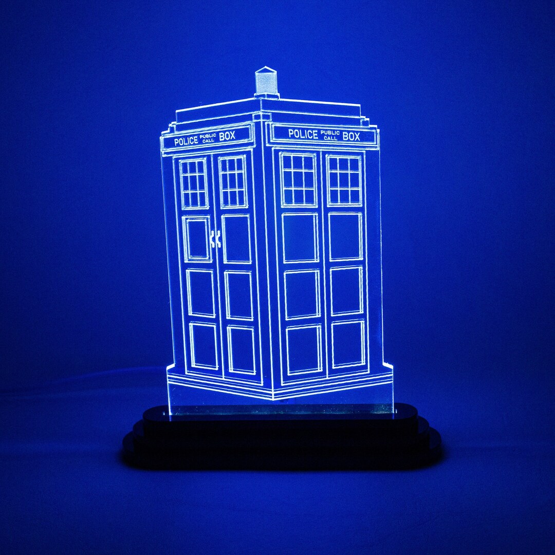 Engraved Light Sign | TARDIS - Etsy