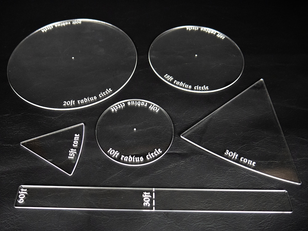 Spell Templates (transparent, Various Shapes) | D&D, Pathfinder - Etsy
