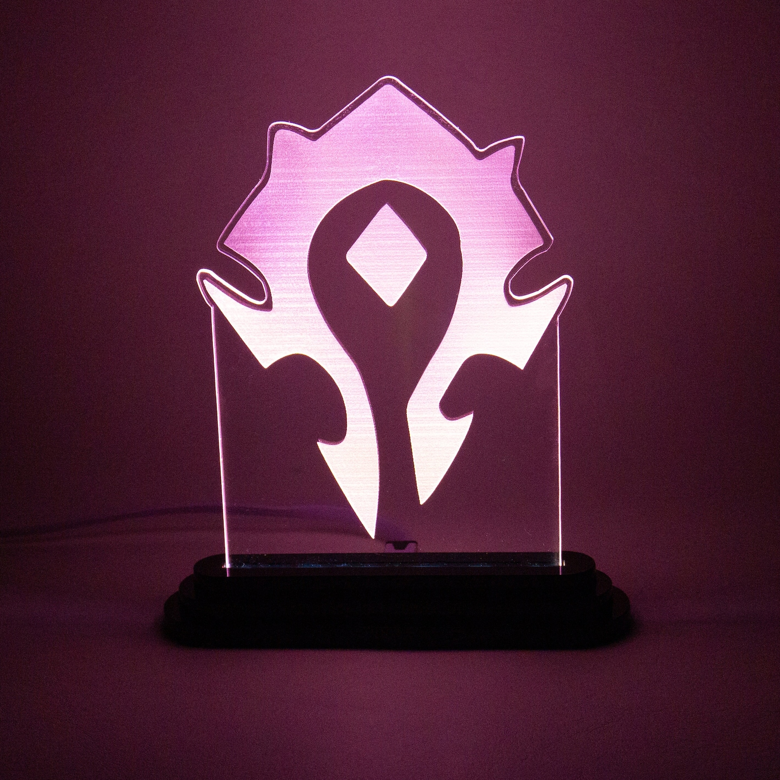 Engraved Light Sign | Wow | Horde, Alliance - Etsy