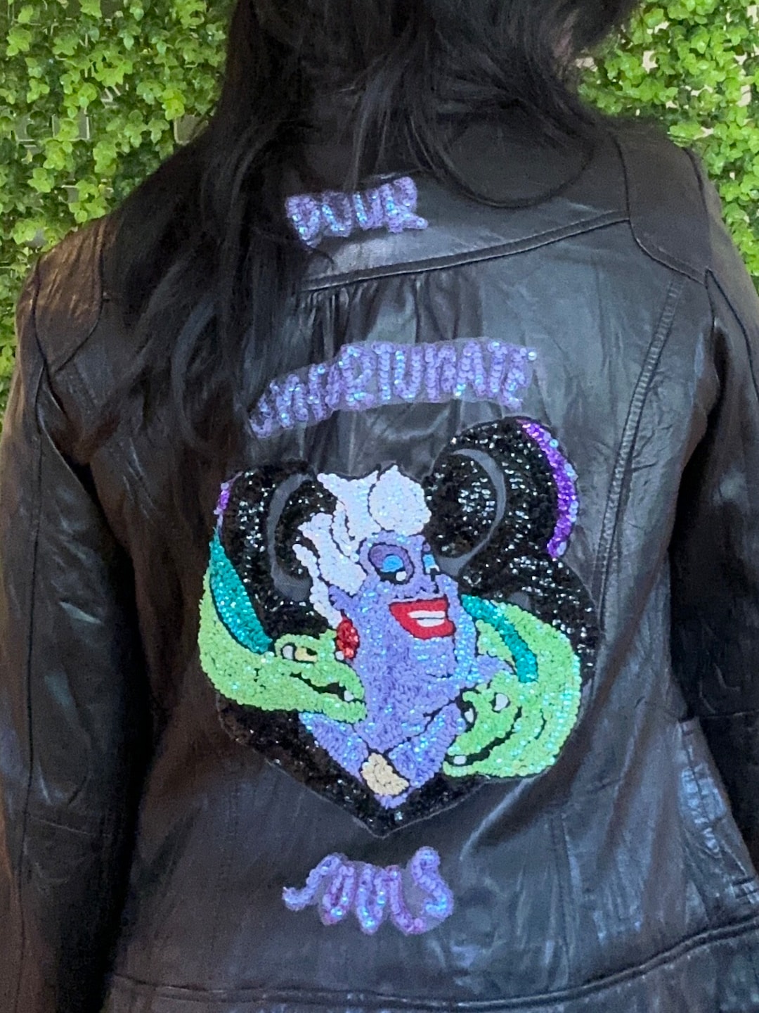 Handmade Upcycled Disney Leather Jacket - Etsy