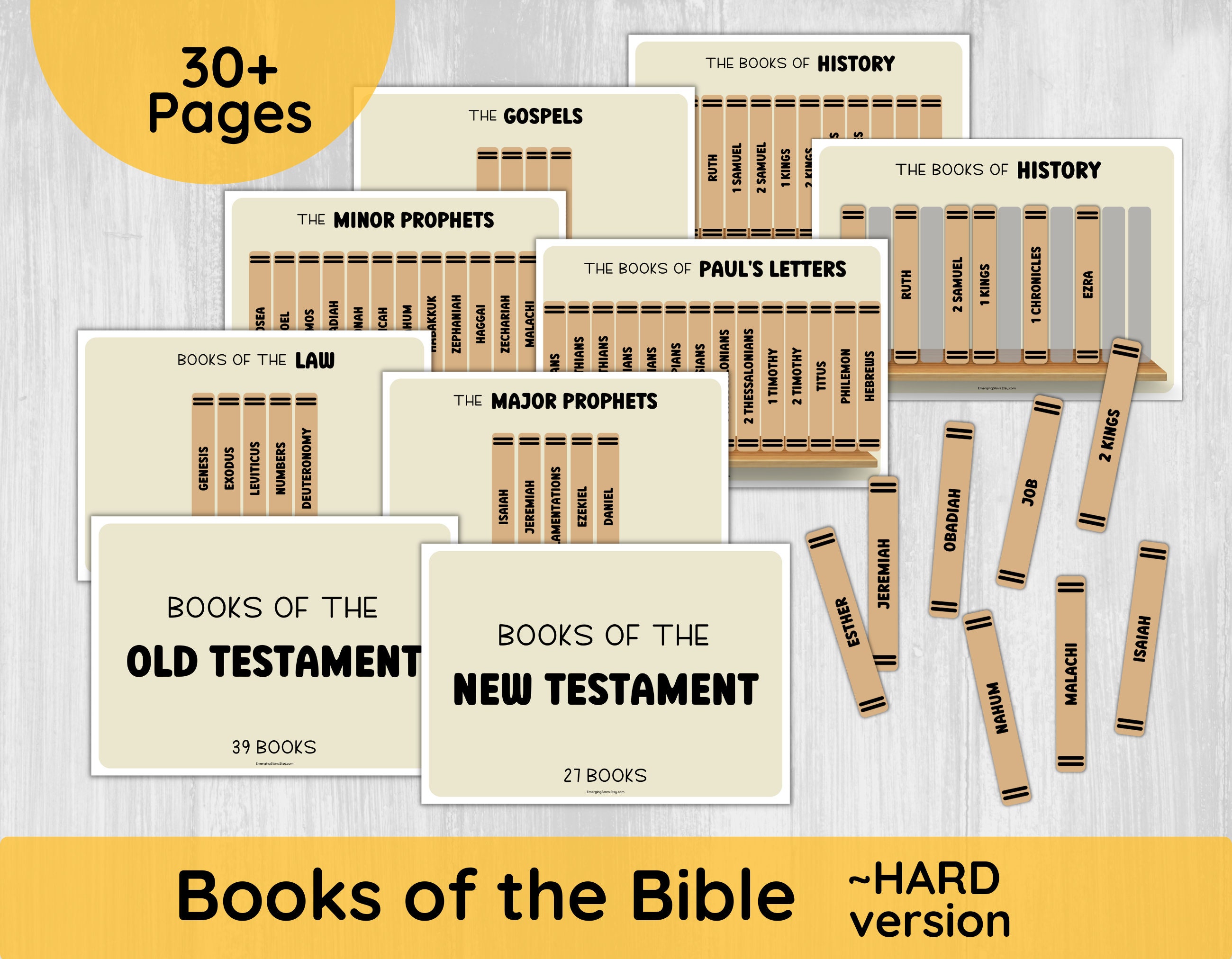 Books of the Bible Practice Game/ Learn Old and New Testament Books of ...