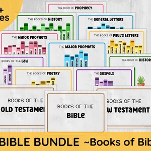 Books of the Bible Practice Game/ Printable Kids Bible Sorting - Etsy
