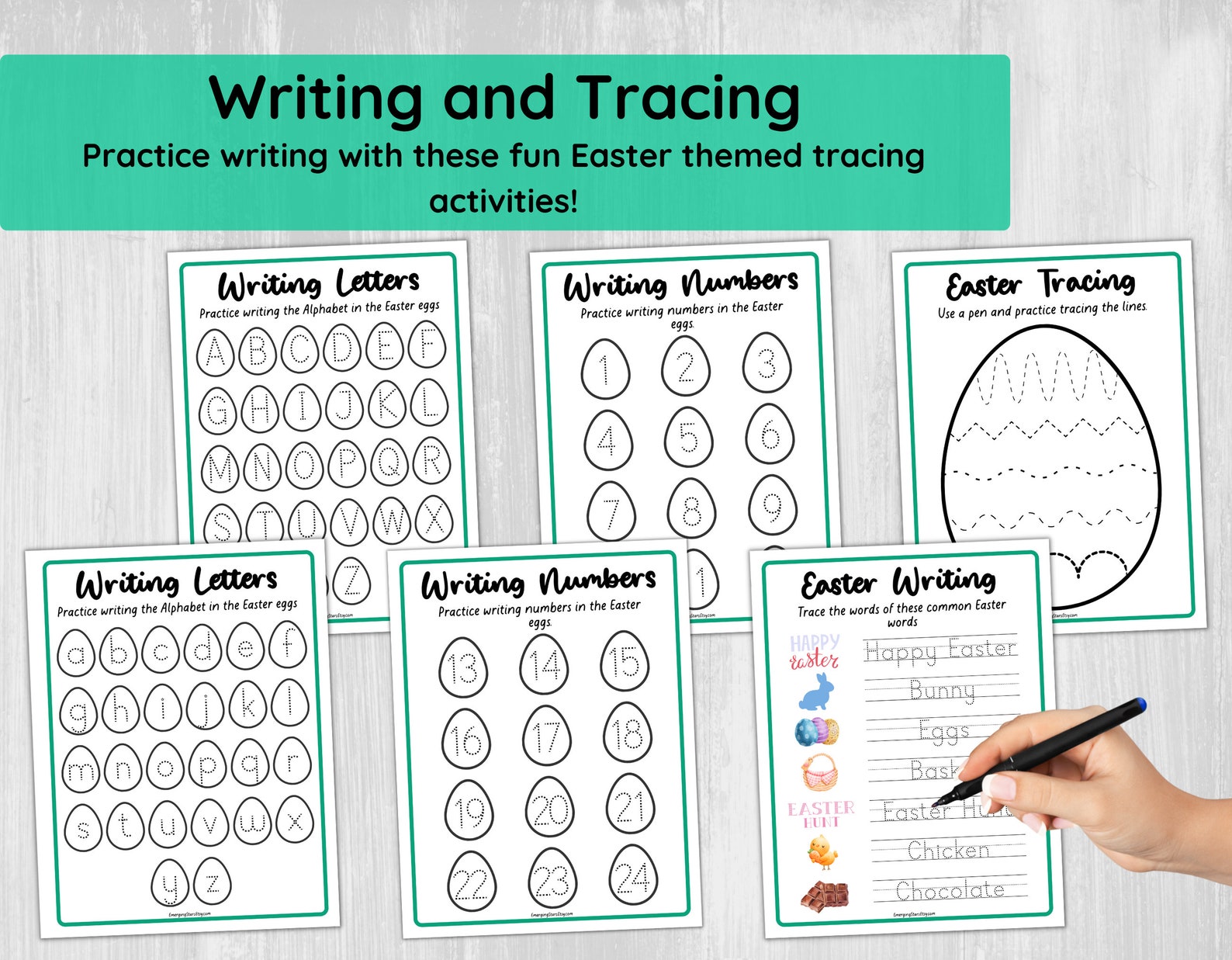 Kids Easter Worksheets, Easter Printable Activities, Toddler Easter ...