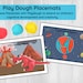 Play Dough Mats /toddler Play Dough Mat Activity /play Doh / Montessori ...