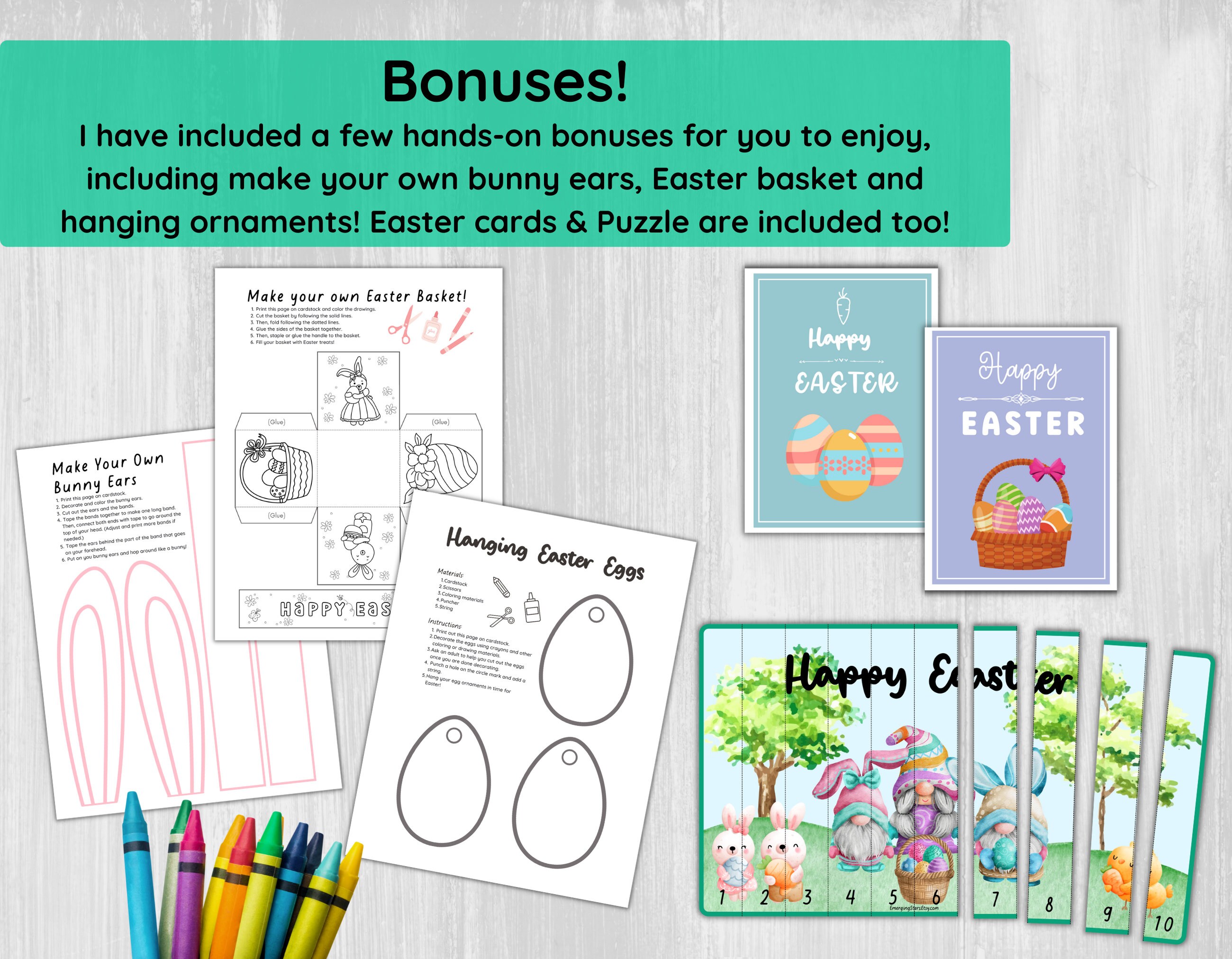 Kids Easter Worksheets, Easter Printable Activities, Toddler Easter ...