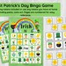 St Patrick's Day Kids Bingo Cards/ Saint Patricks Day Printable Bingo ...