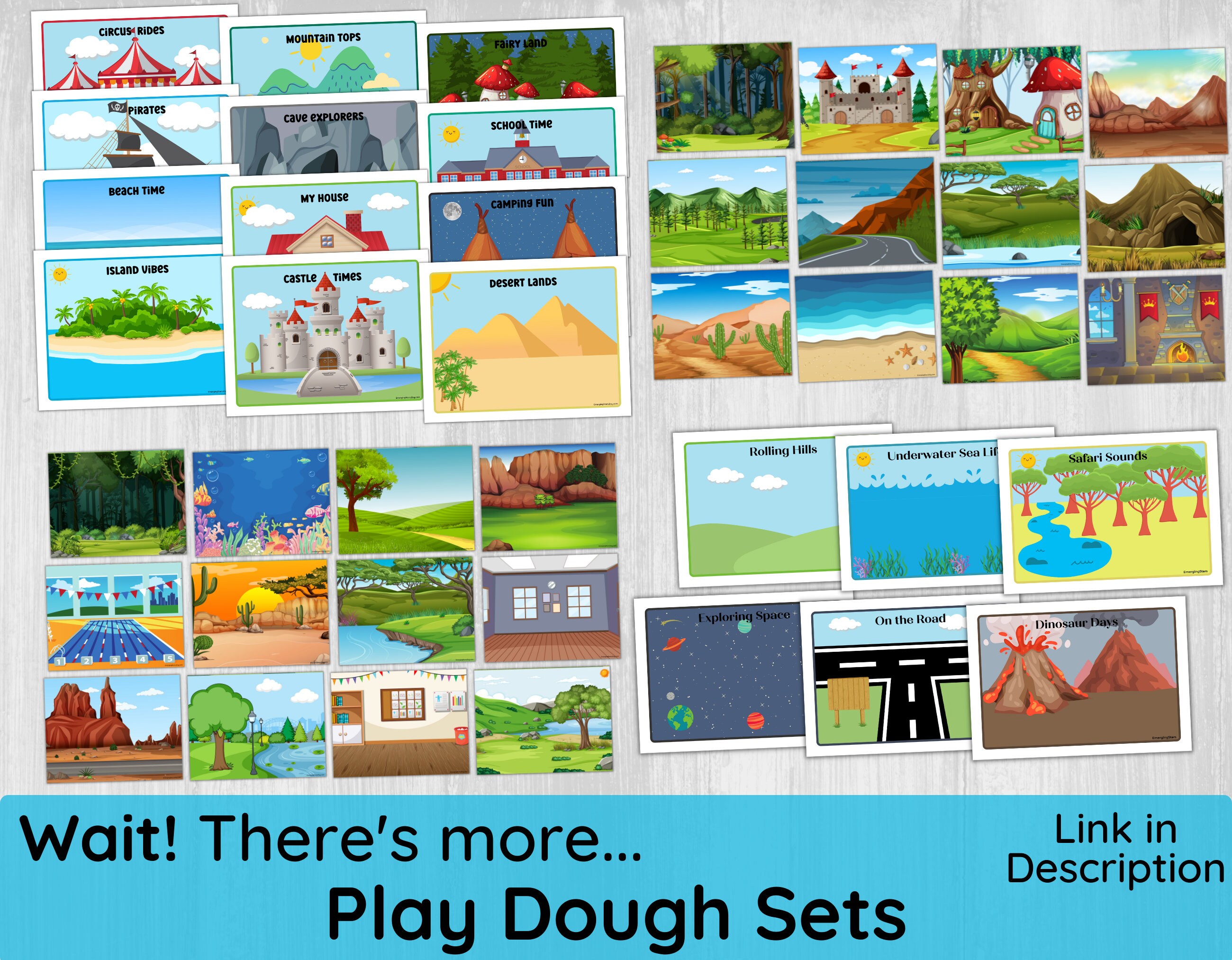 Printable Play Dough Mats for Children/ Montessori Placemats - Etsy ...