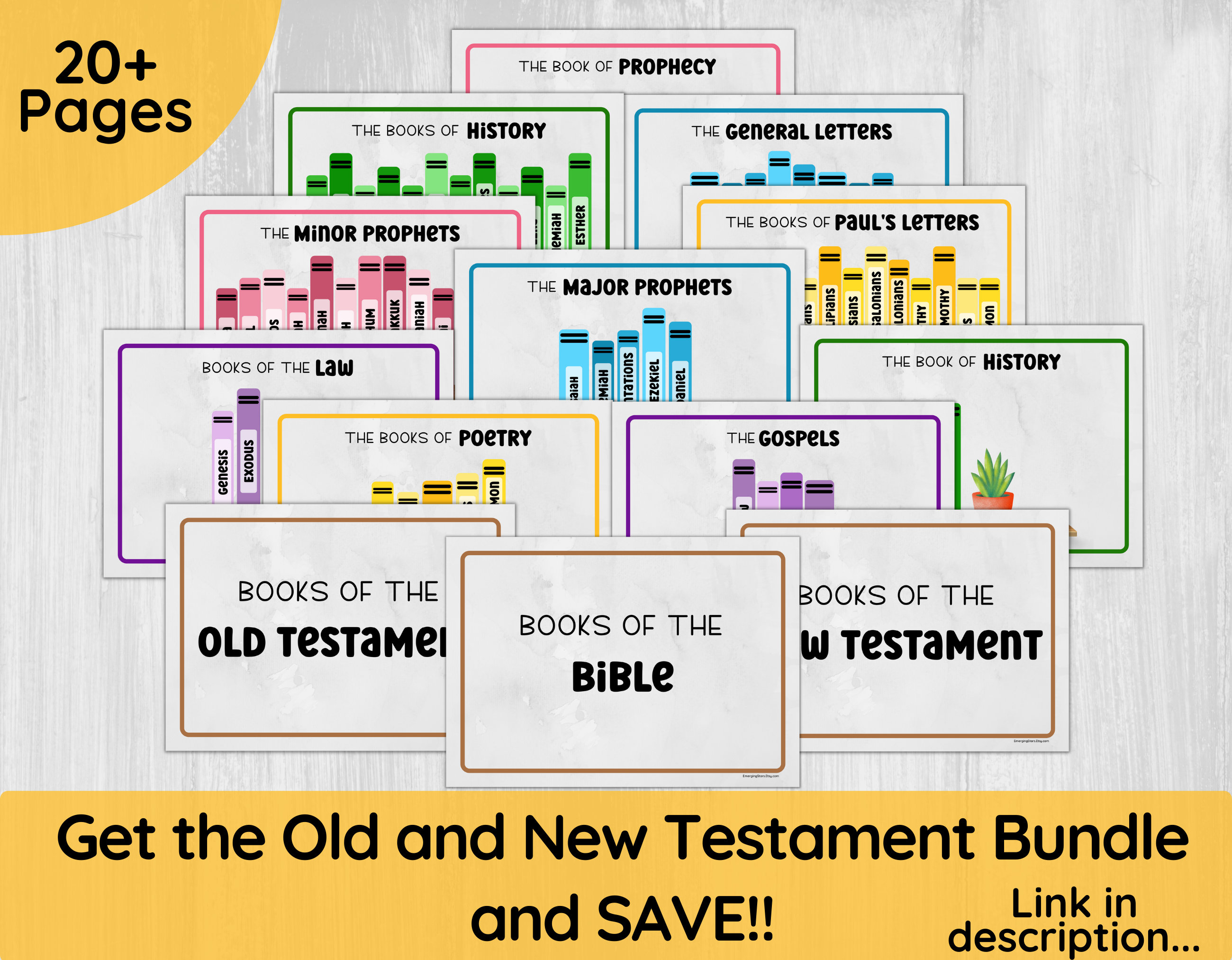 Old Testament Books of the Bible Kids Sorting Activity/ - Etsy Australia