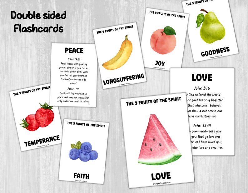 Fruit of the Spirit Kids Bible Sunday School Lesson, Christian ...