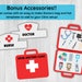 Doctors Pretend Play Set for Kids/ Printable Children's Dramatic Play ...