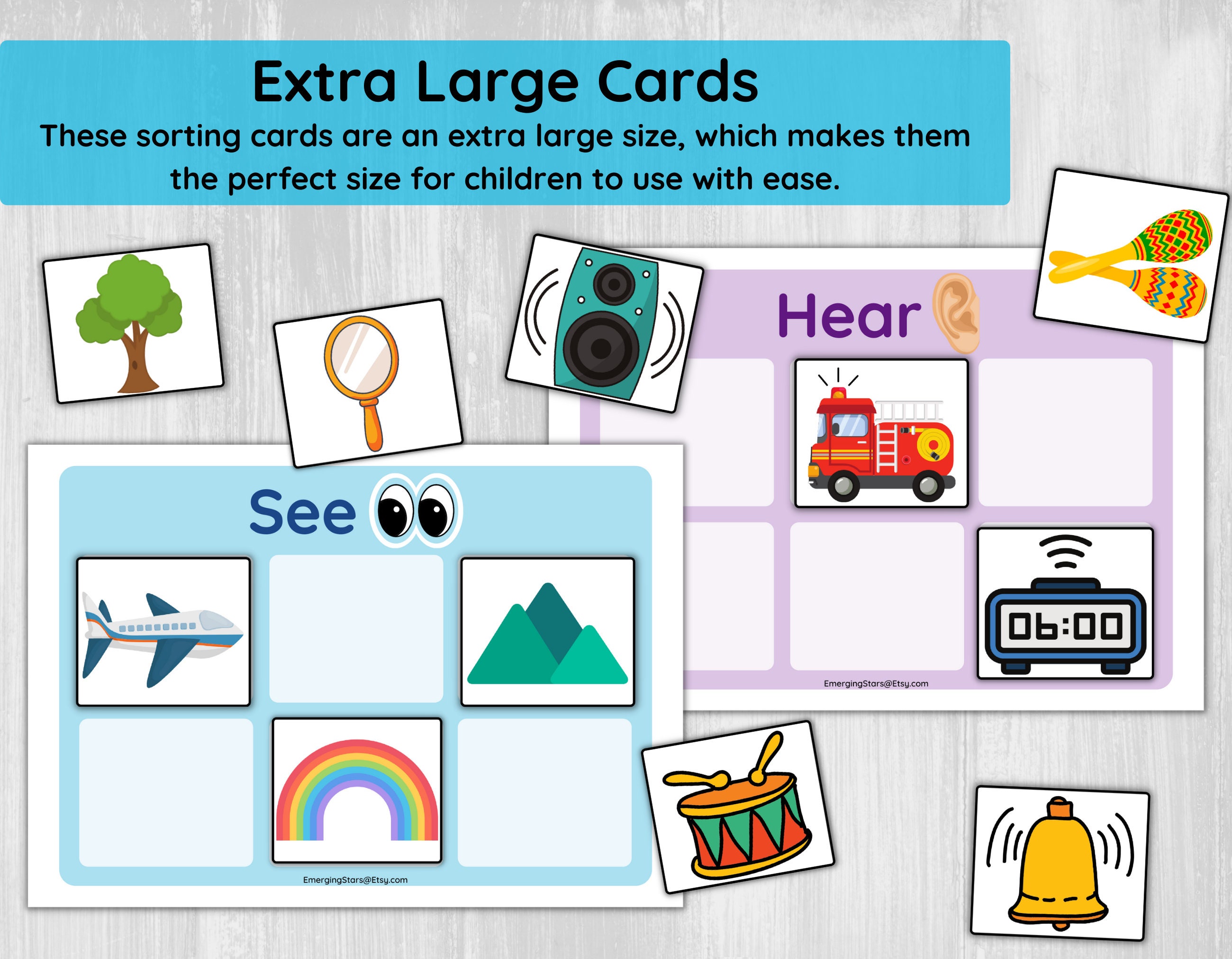 Five Senses Sorting Activity Printable/ Preschool Five Senses for ...