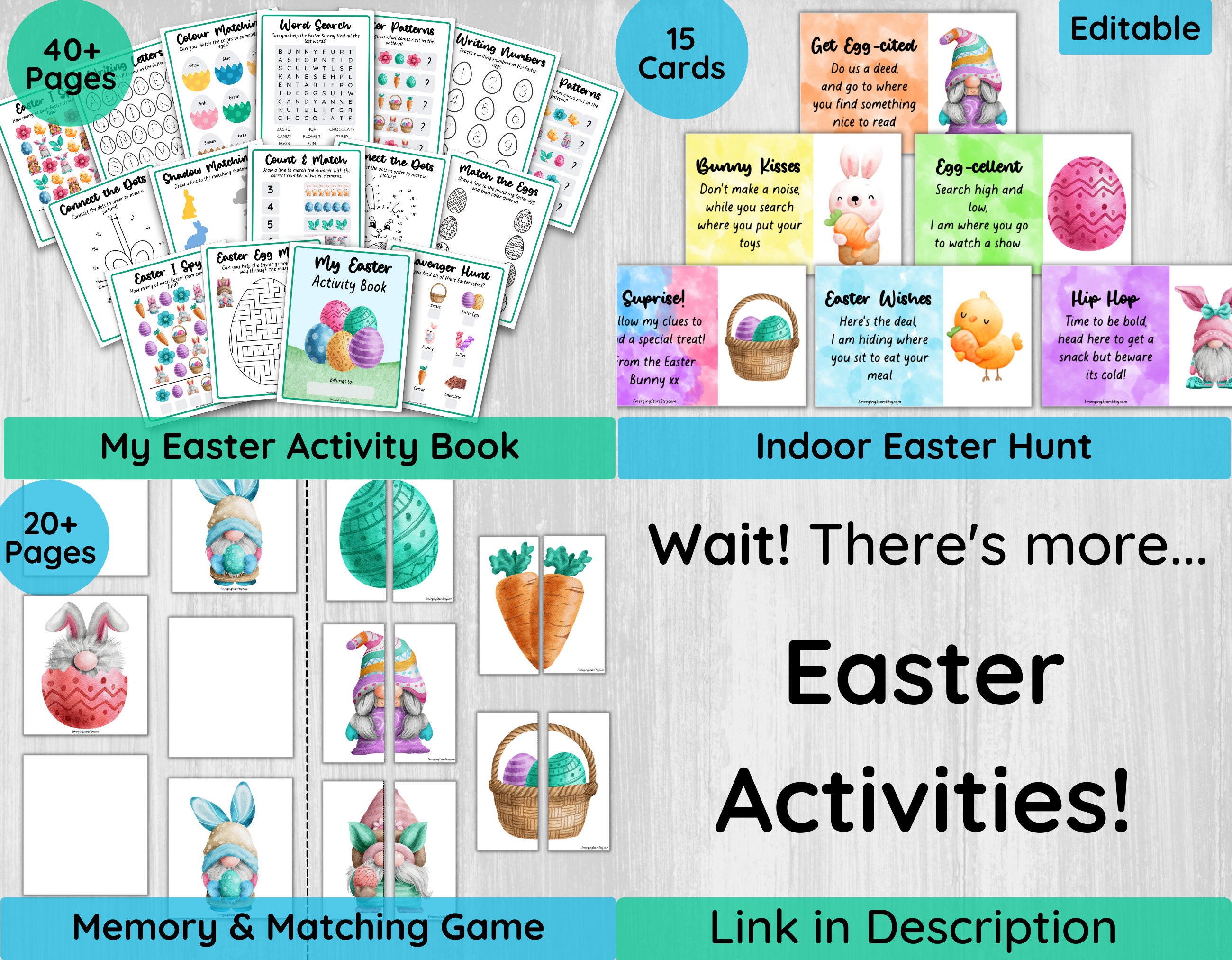 Kids Easter Worksheets, Easter Printable Activities, Toddler Easter ...