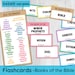 Flashcards Books of the Bible/ Children's Bible Sorting Activity ...