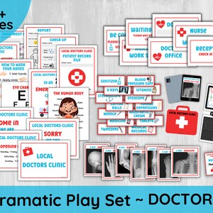 Doctors Pretend Play Set for Kids/ Printable Children's - Etsy