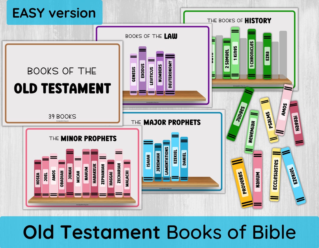 Old Testament Books of the Bible Kids Sorting Activity/ - Etsy Australia