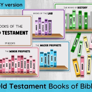 Old Testament Books of the Bible Kids Sorting Activity/ - Etsy Australia