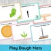 Printable Play Dough Mats for Children/ Montessori Placemats for ...