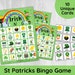 St Patrick's Day Kids Bingo Cards/ Saint Patricks Day Printable Bingo ...