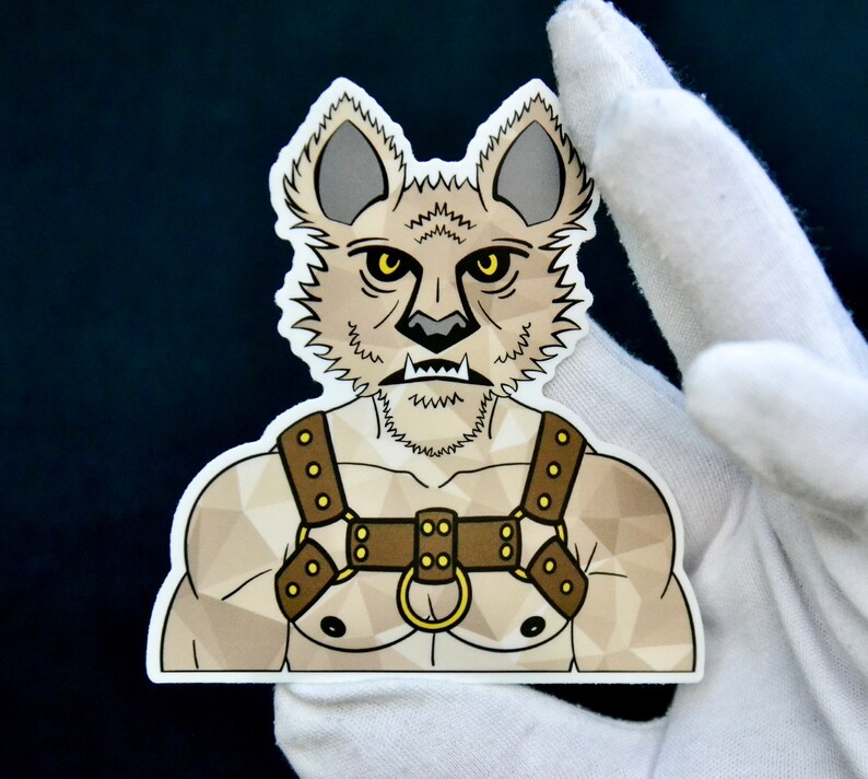 Horror Hotties Wolfie Sticker - Etsy