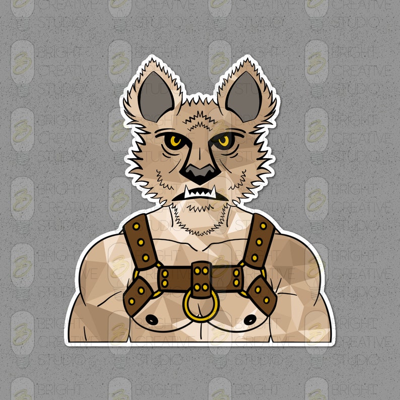 Horror Hotties Wolfie Sticker - Etsy