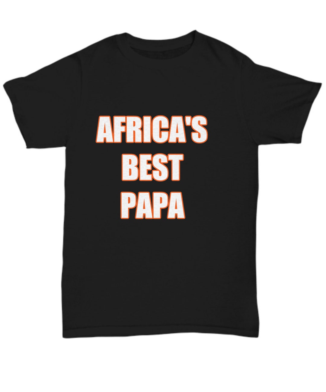 Africa's Best Dad Typography Shirt African Papa Shirt Best Dad Shirt ...