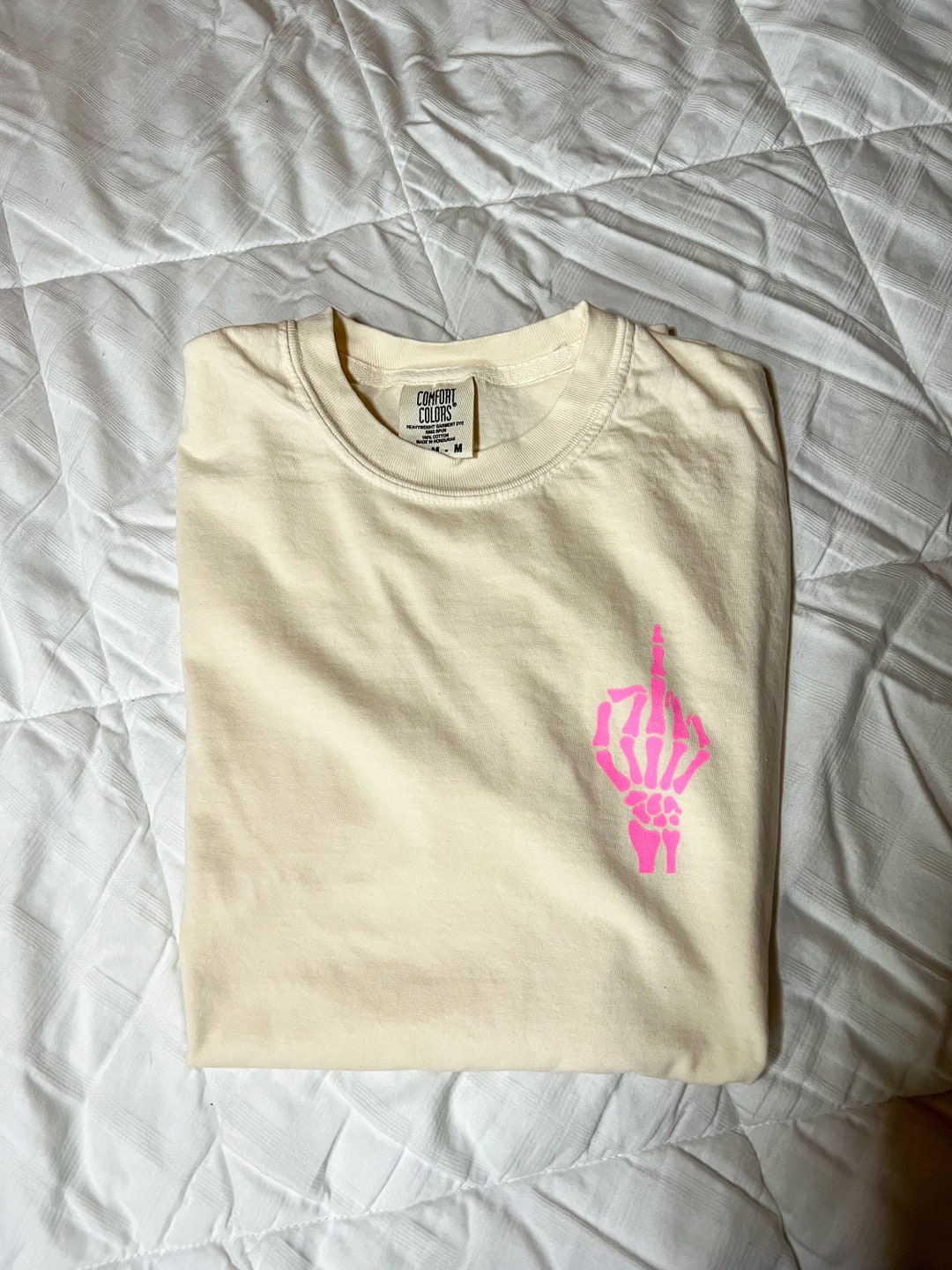 Skeleton Middle Finger Tee | Middle Finger Tshirt | Fu Tshirt | Funny ...