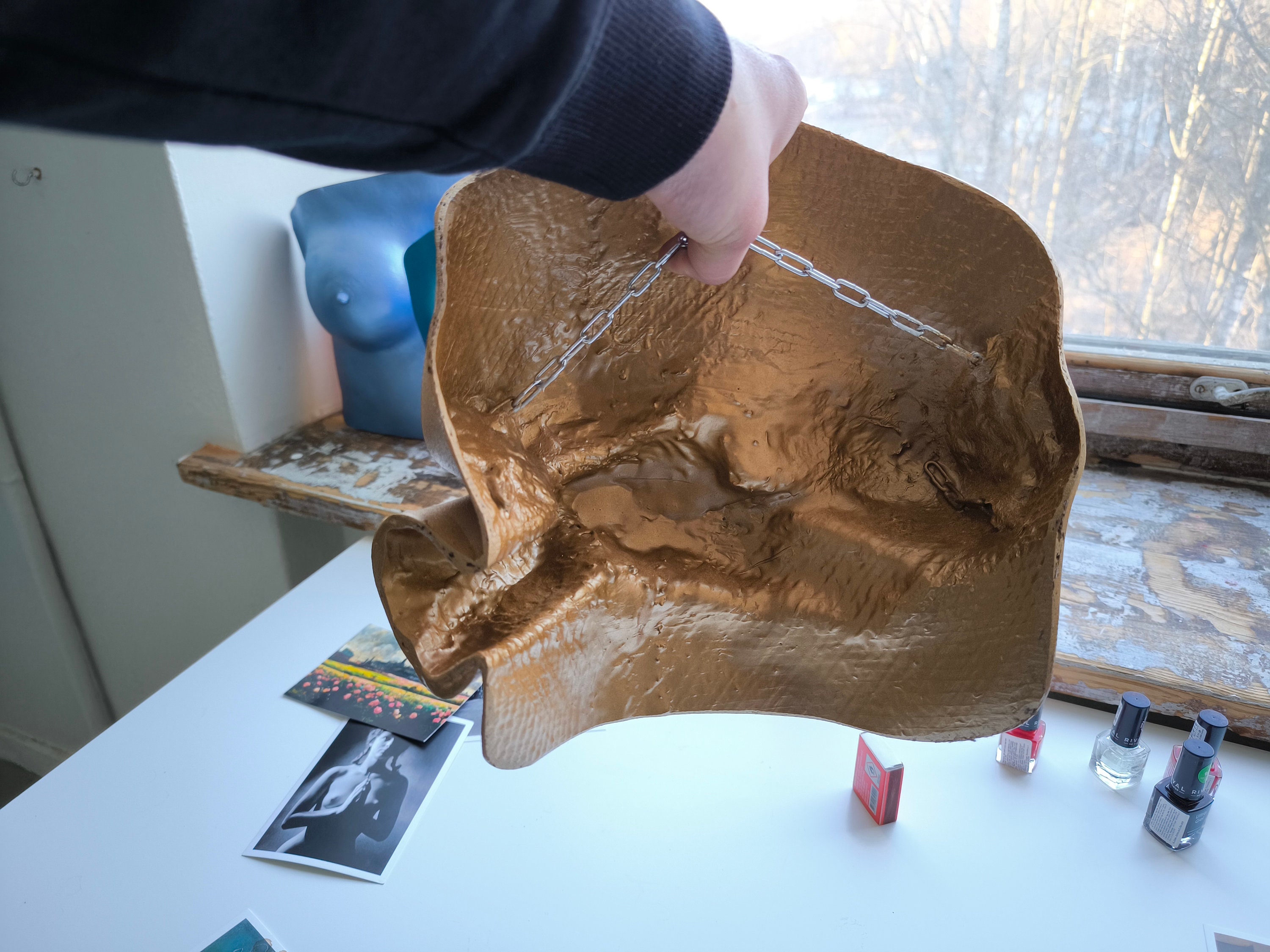 Elegant Gold Lifecast Female Torso Sculpture - Etsy