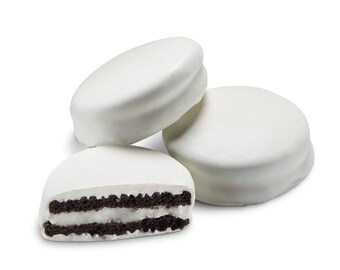 1 Dozen White Silver Pearl Oreos Chocolate Covered Oreo Party - Etsy