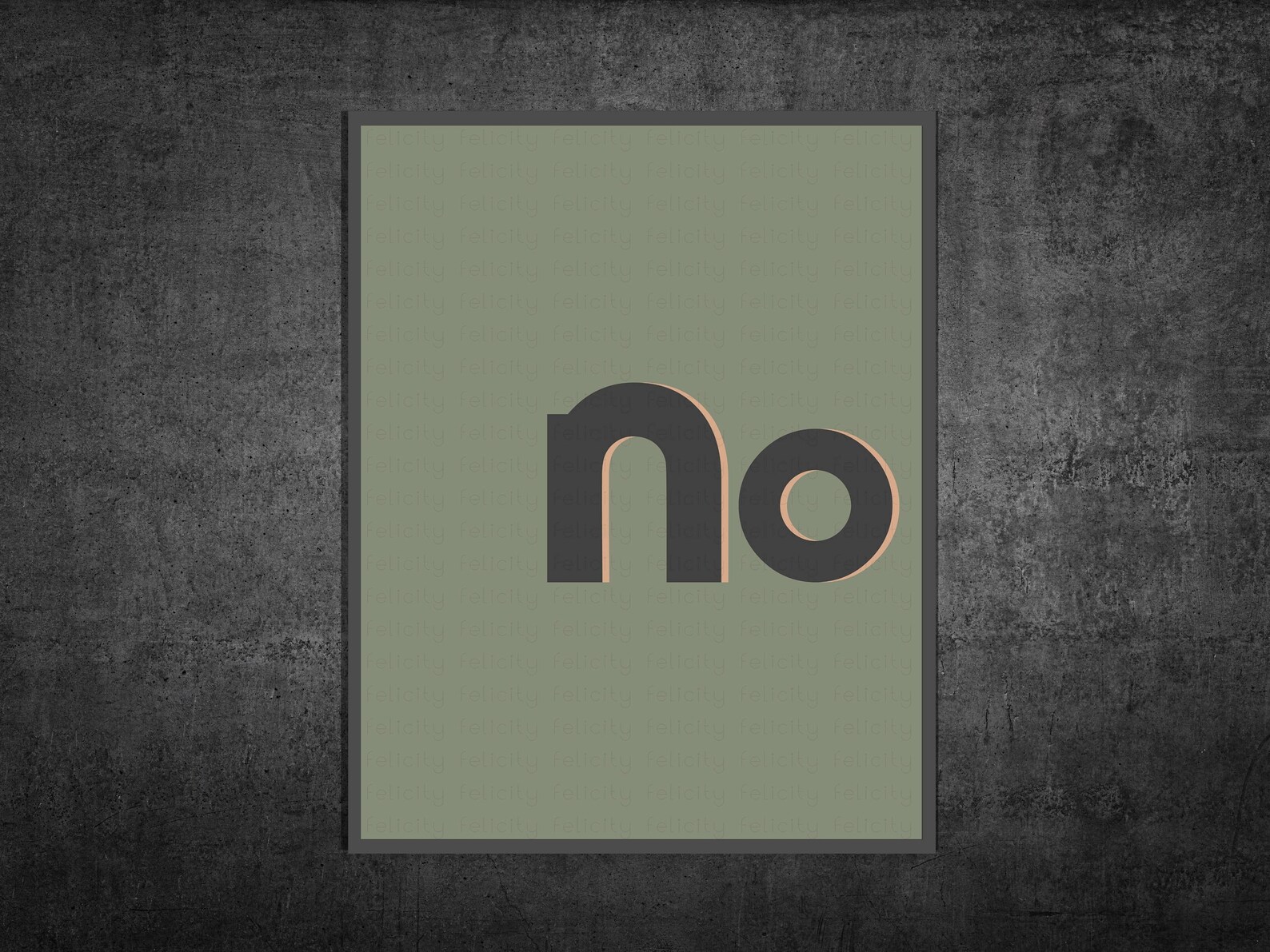 Say No Printable, Say No Print, Typography Wall Art, Typography Poster ...