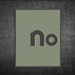 Say No Printable, Say No Print, Typography Wall Art, Typography Poster ...