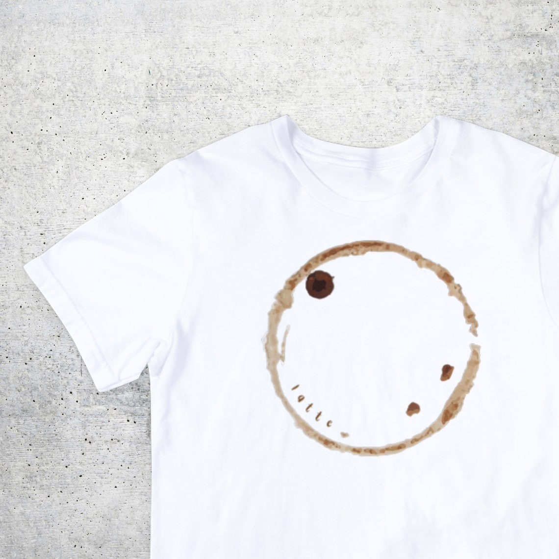 Latte Svg, Coffee Stain Svg, Coffee Svg, Stain Svg, Wall Art, Poster, T ...