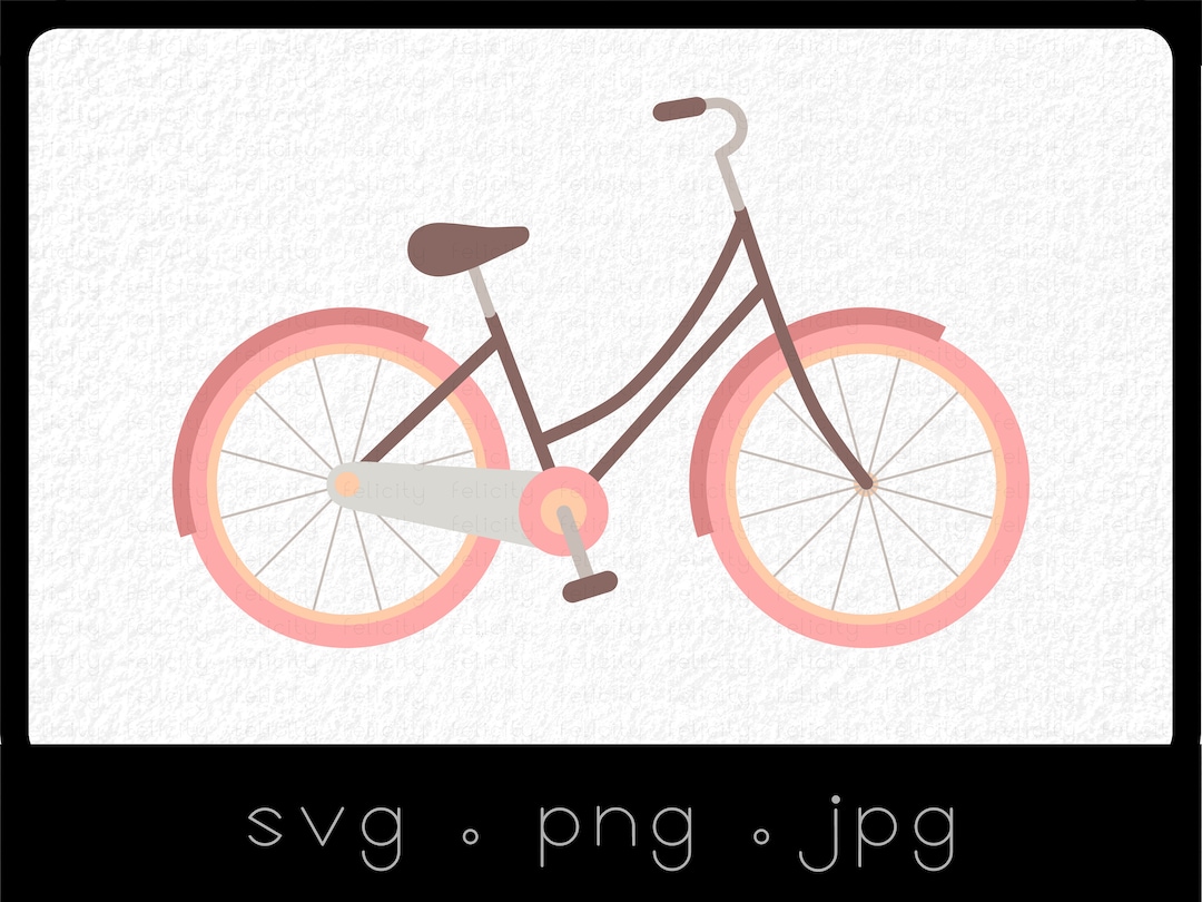 Pink Bicycle Svg, Bicycle Svg, Cycling Svg, Nursery Svg, Pink Bicycle ...
