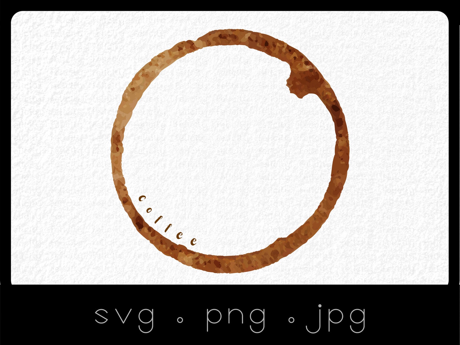 Coffee Stain Svg, Coffee Svg, Stain Svg, Wall Art, Poster, T-shirt ...