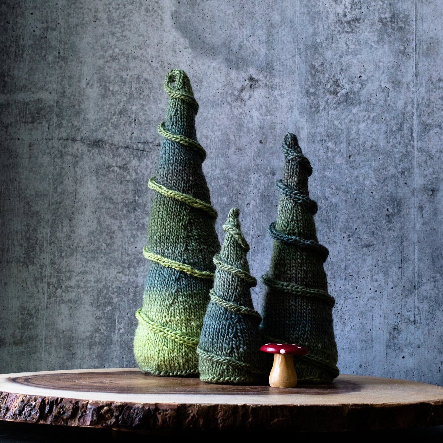 Wee Evergreens Knitting PDF Pattern - Etsy