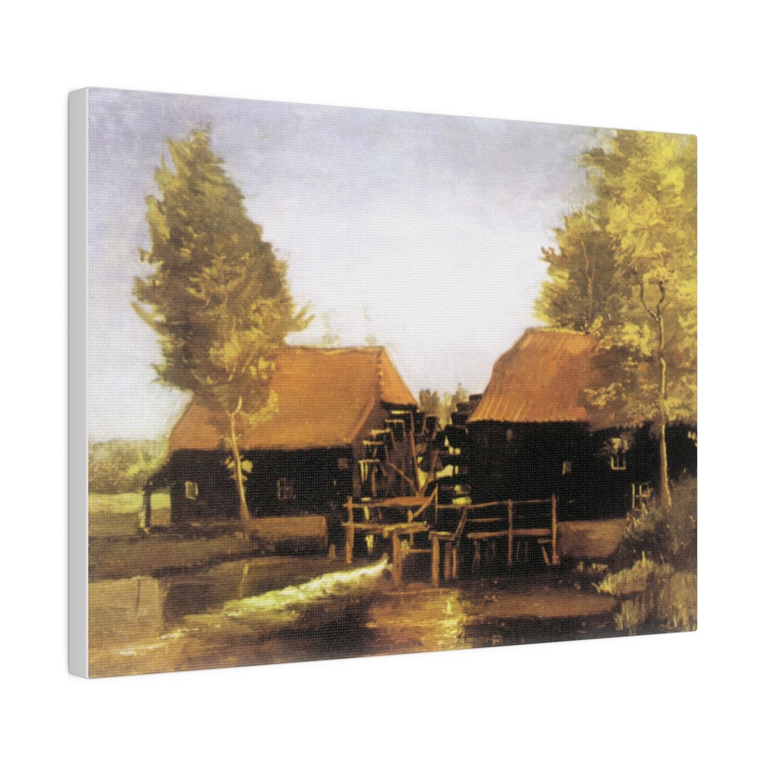 VINCENT VAN GOGH Water Mill at Kollen Near Nuenen Painting , Printable ...