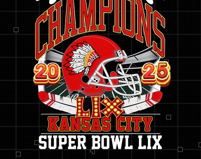 KC Football Champions PNG Instant Download, KC Chiefs Champions Design ...