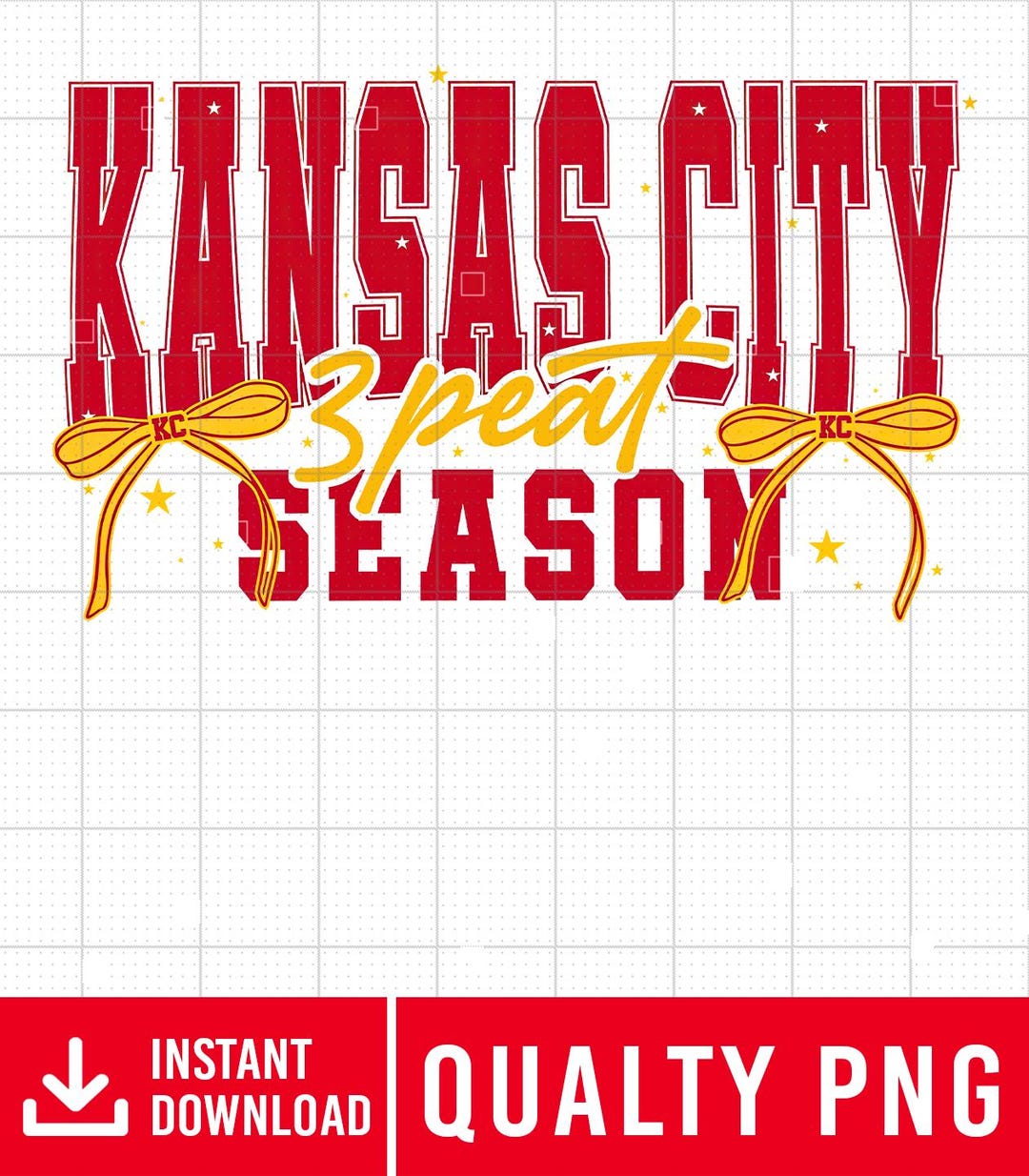 KC Chiefs Friends 3 Peat Png, Kansas City Friends PNG, Red Kingdom ...
