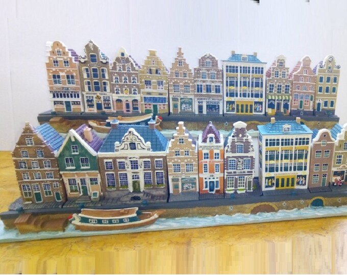Vintage Dutch Miniature Canal House From the Amsterdam Series by ...