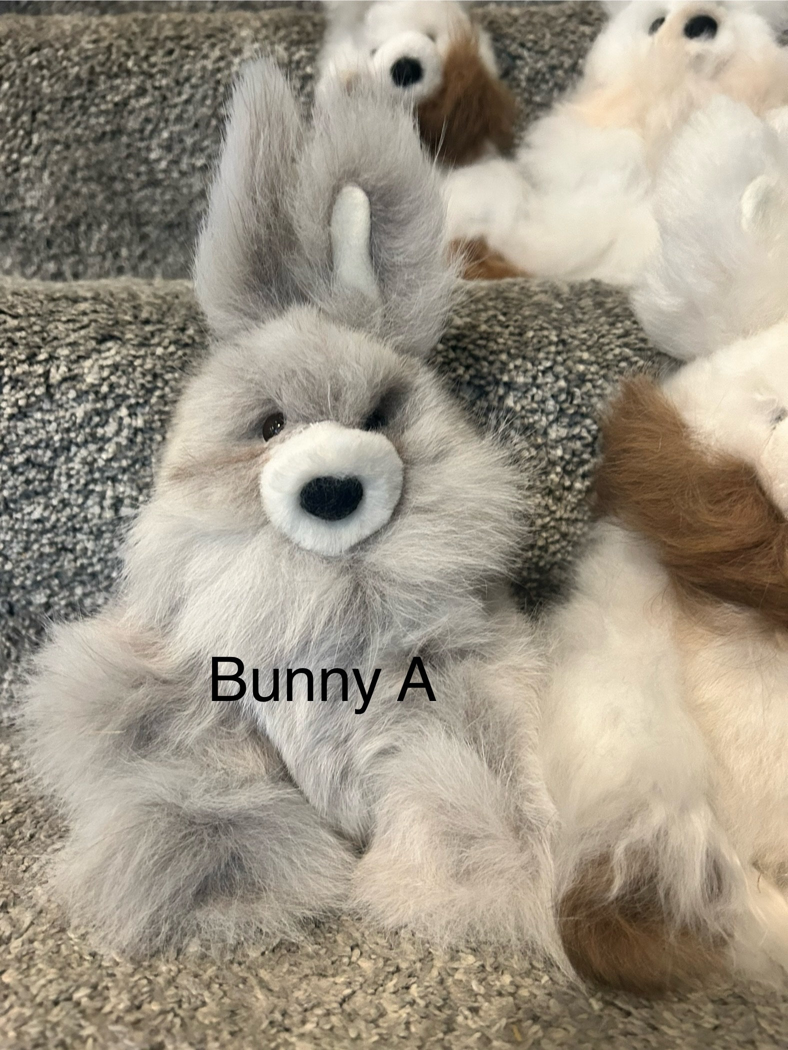 Rabbit Stuffed Animal, Easter Bunny Stuffy, Handmade Stuffed Bunnies ...