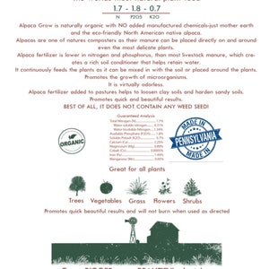 Alpaca Poop, Alpaca Manure, Alpaca Beans, Soil Amendment, Compost Tea ...
